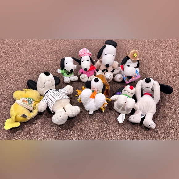Toys | Euc Collectors Vintage Snoopy Plush Doll Lot Sale Super Rare ...